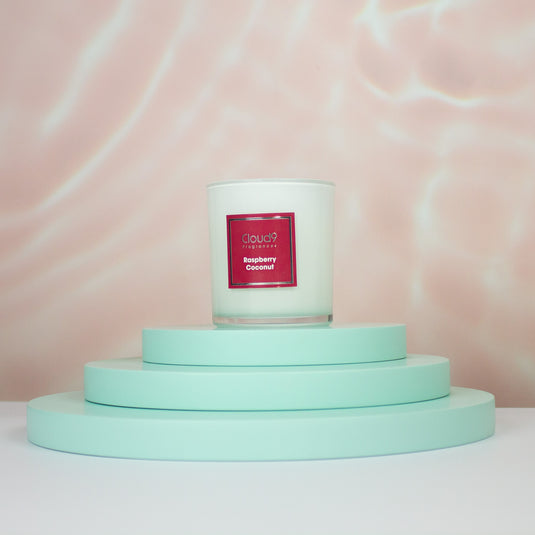 Red Raspberries Scented Candle Glass – Cloud Nine Fragrances
